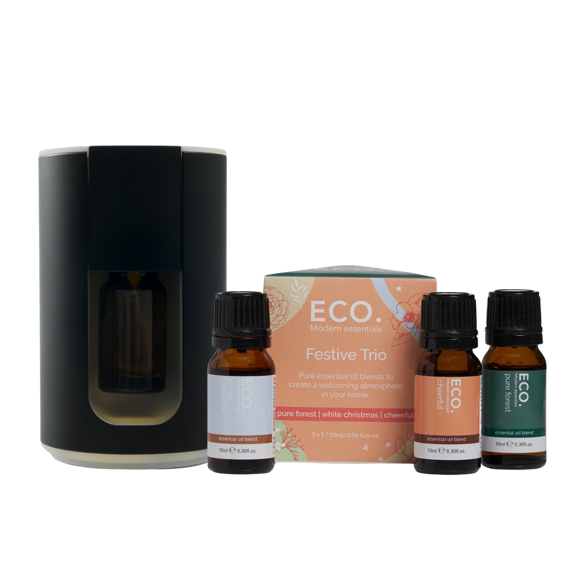 Cordless Travel Diffuser And Festive Trio